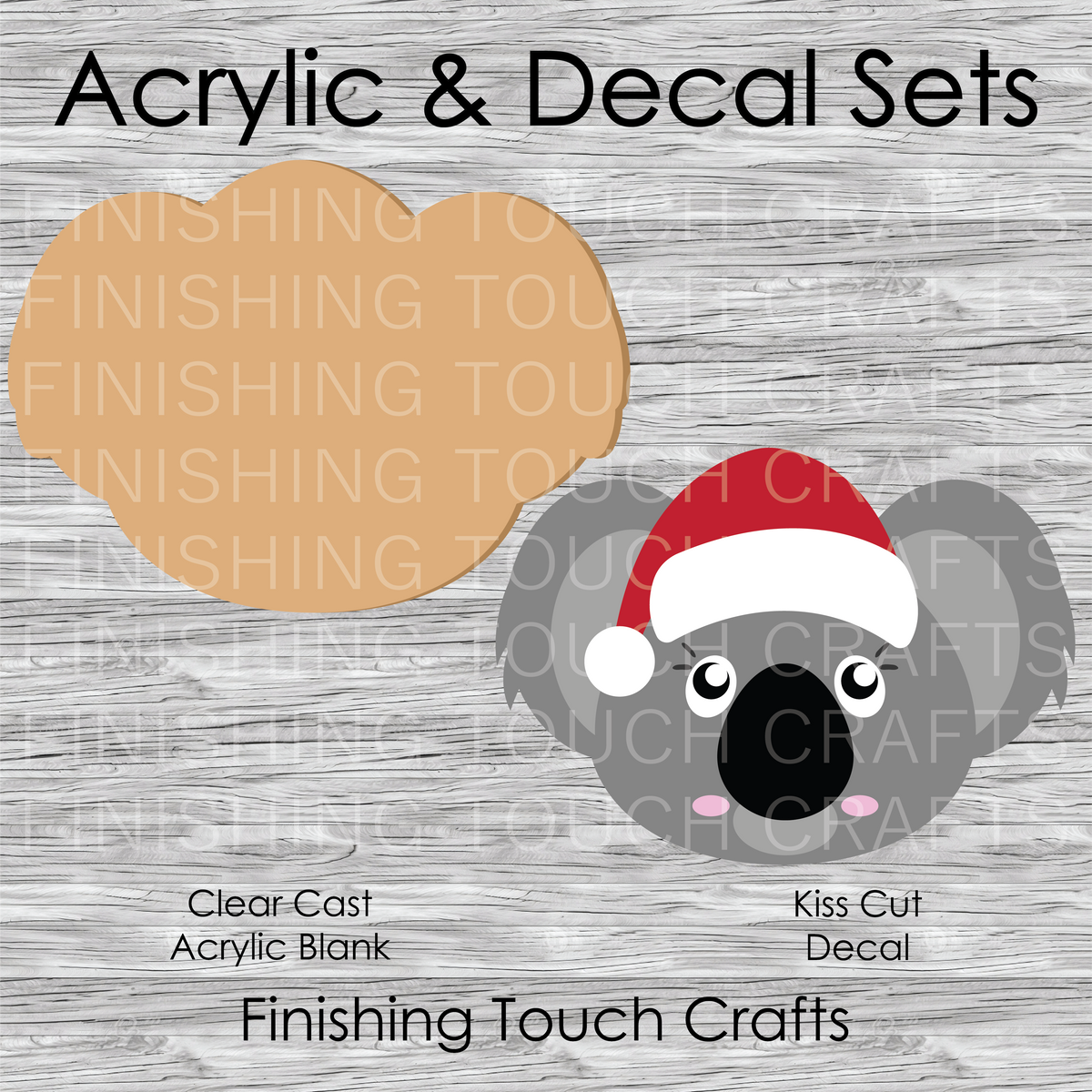 Koala Santa – Finishing Touch Crafts, LLC