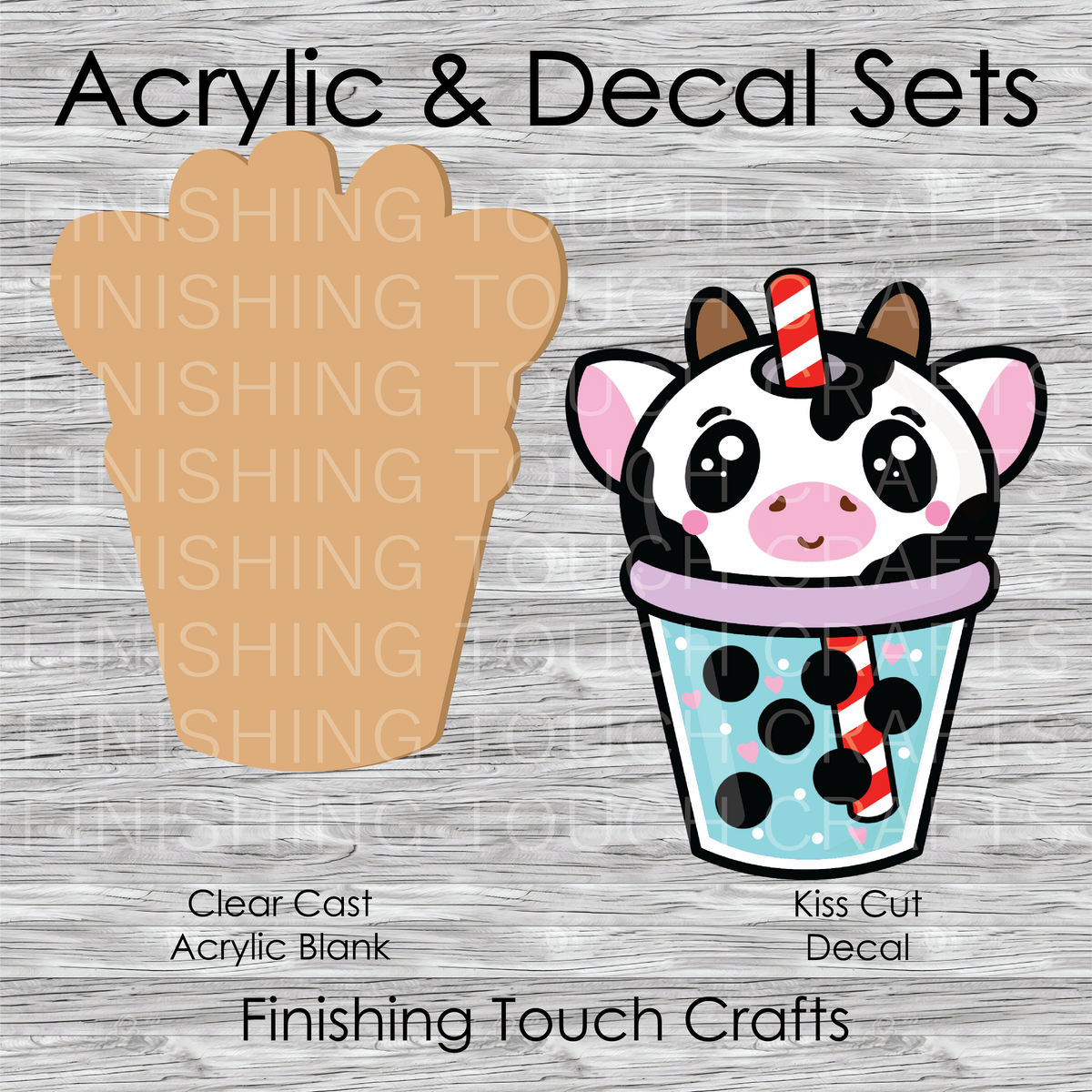 Boba Cow – Finishing Touch Crafts, LLC