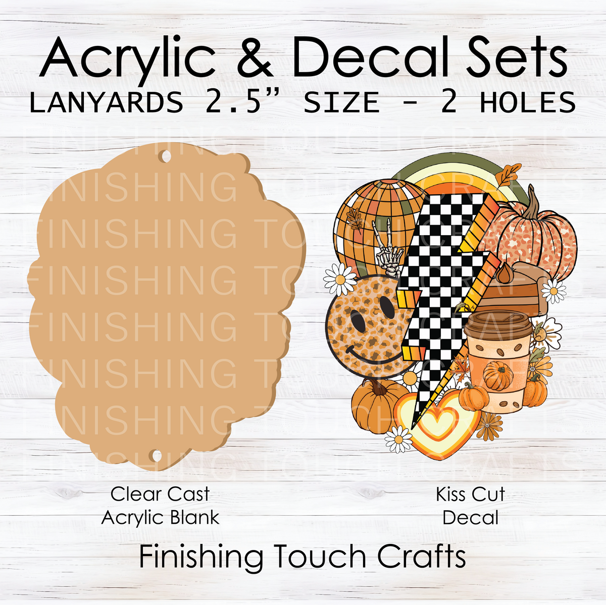 Retro Fall Lanyard – Finishing Touch Crafts, LLC