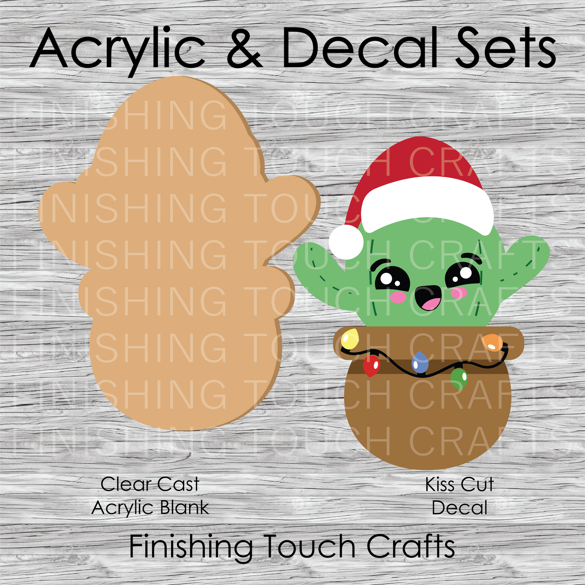 Festive Cactus – Finishing Touch Crafts, LLC