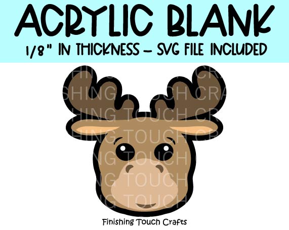 Moose Face – Finishing Touch Crafts, LLC