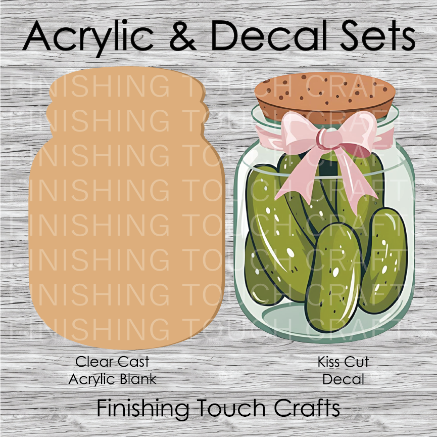 Pickle Jar – Finishing Touch Crafts, LLC