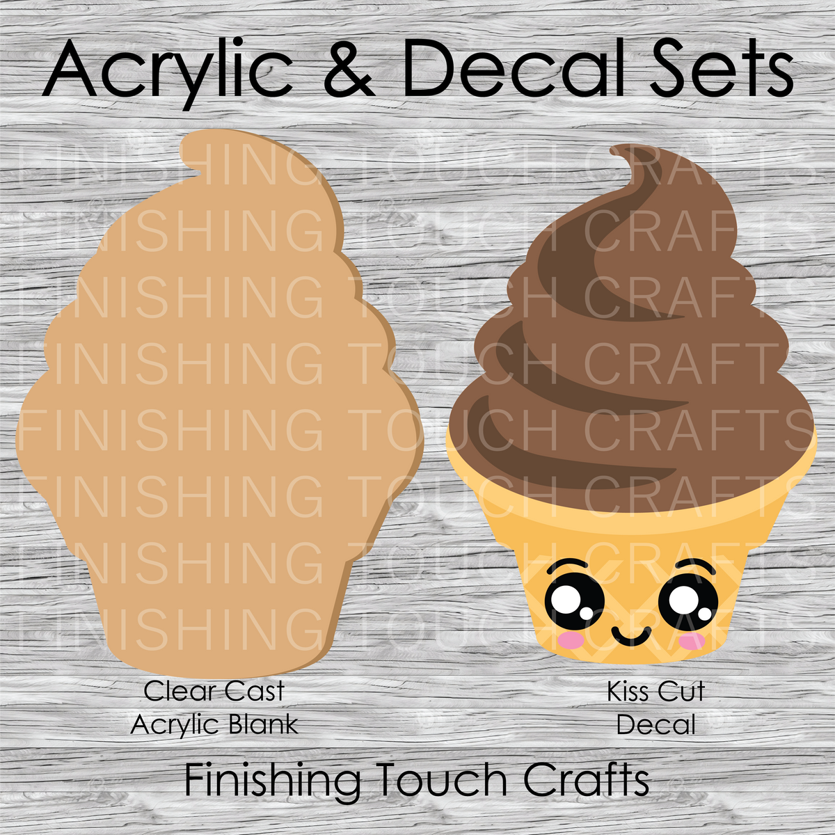 Soft Serve Chocolate – Finishing Touch Crafts, LLC