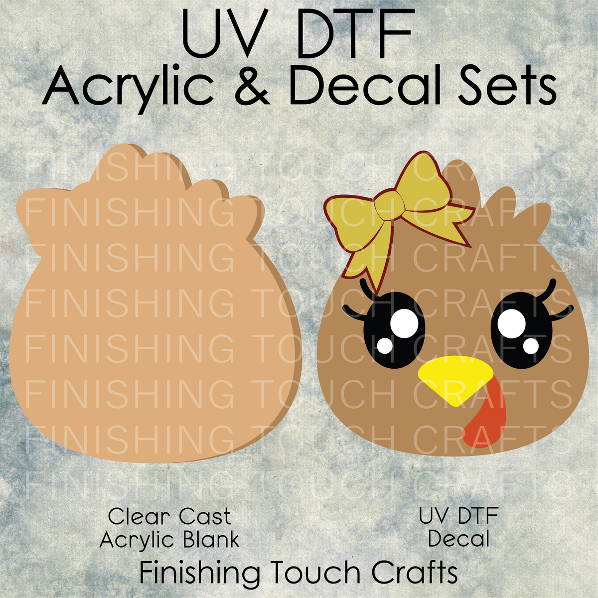 Turkey Bow – Finishing Touch Crafts, LLC